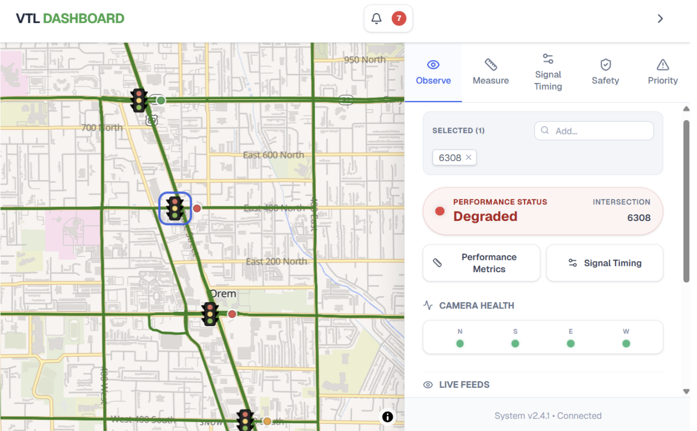 Virtual Traffic Lights